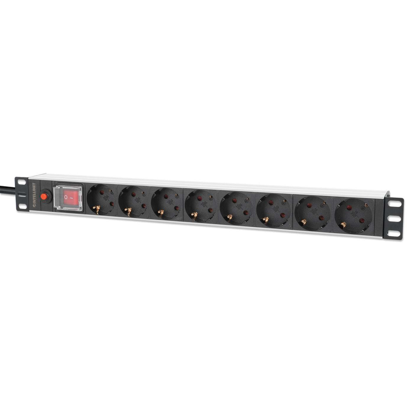 19" 1U Rackmount 8-Output Power Distribution Unit (PDU) (713986) – Intellinet Europe