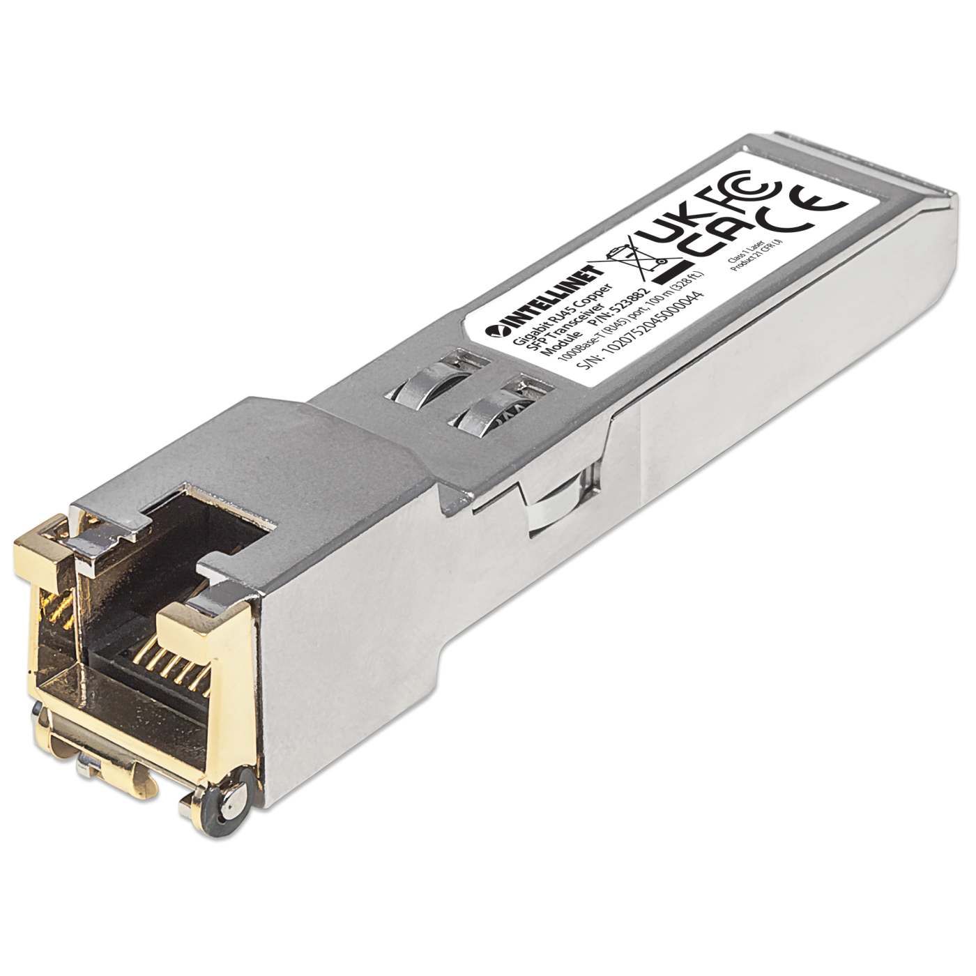 Intellinet Gigabit RJ45 Copper SFP Transceiver Module (523882 ...