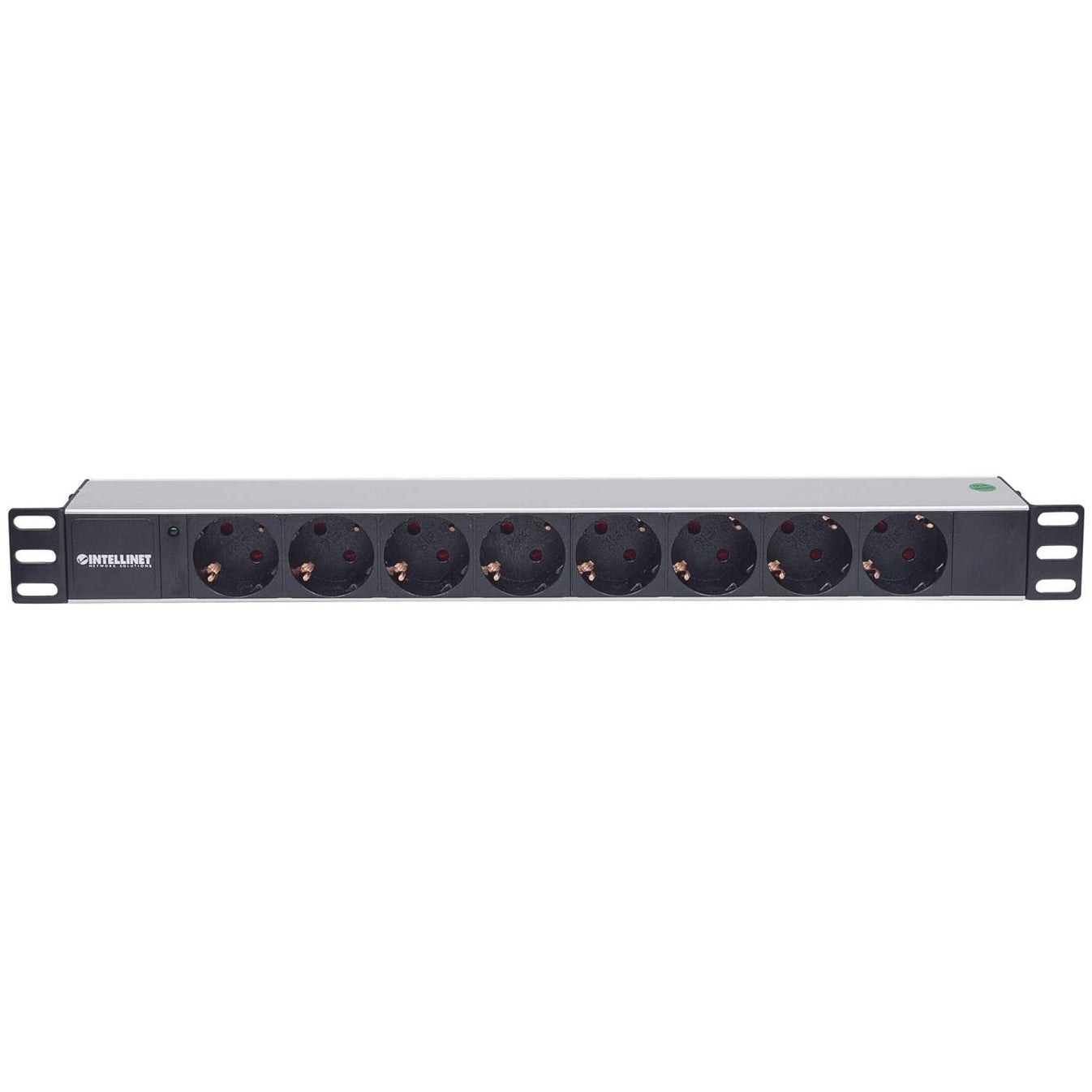 19" 1U Rackmount 8-Output Power Distribution Unit (PDU) (714037) – Intellinet Europe