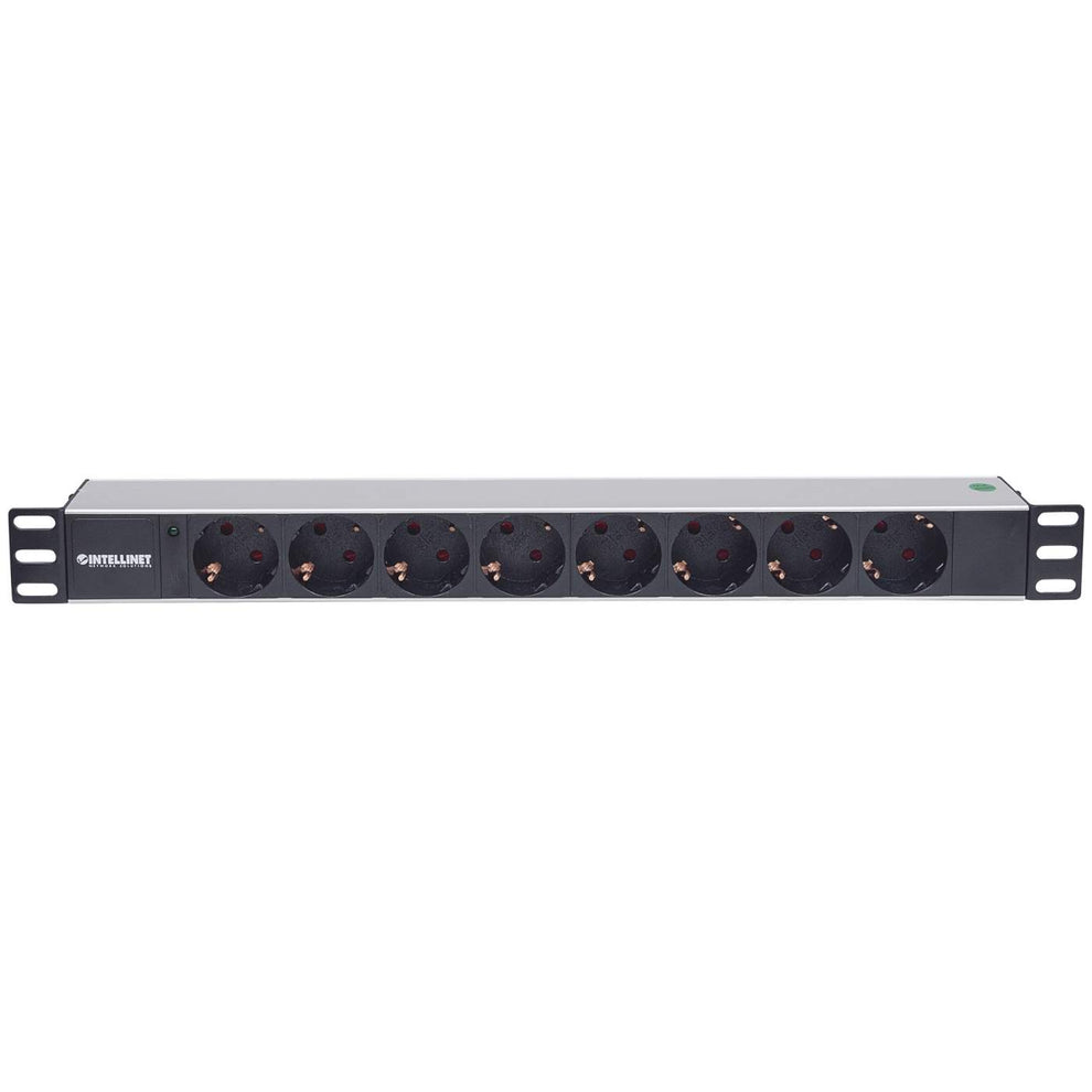 19" 1U Rackmount 8-Output Power Distribution Unit (PDU) (714037) – Intellinet Europe