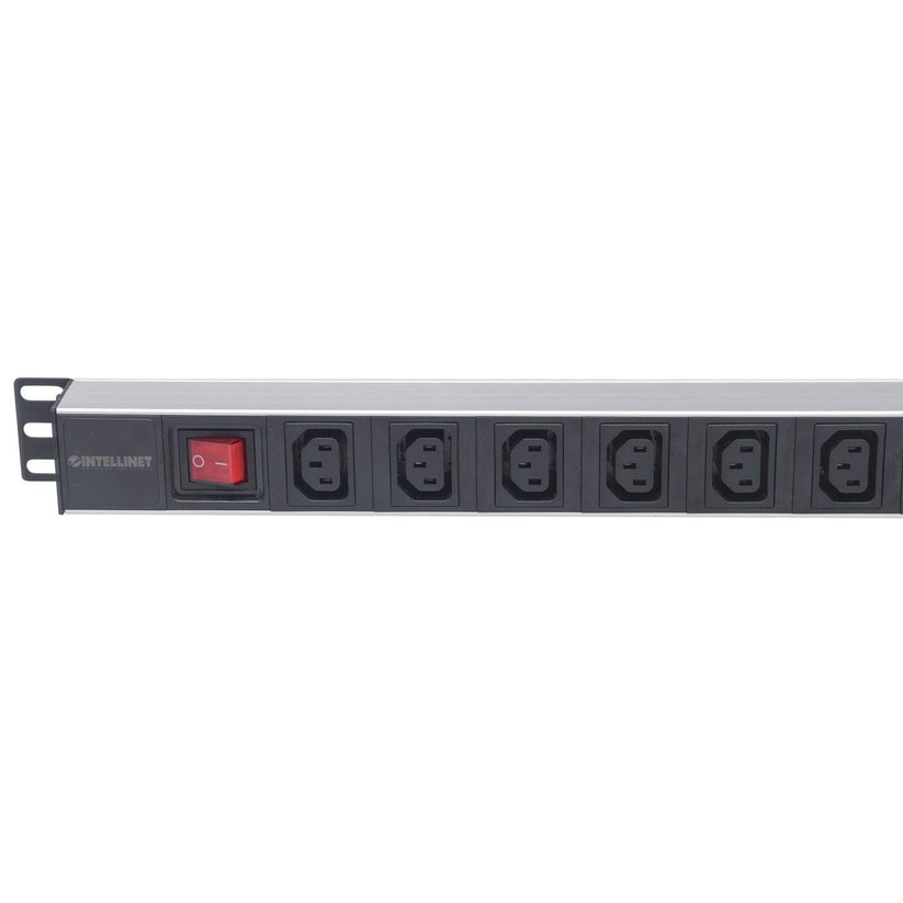 19" 1U Rackmount Anti-Shedding 8-Output C13 Power Distribution Unit (PDU) – Intellinet Europe