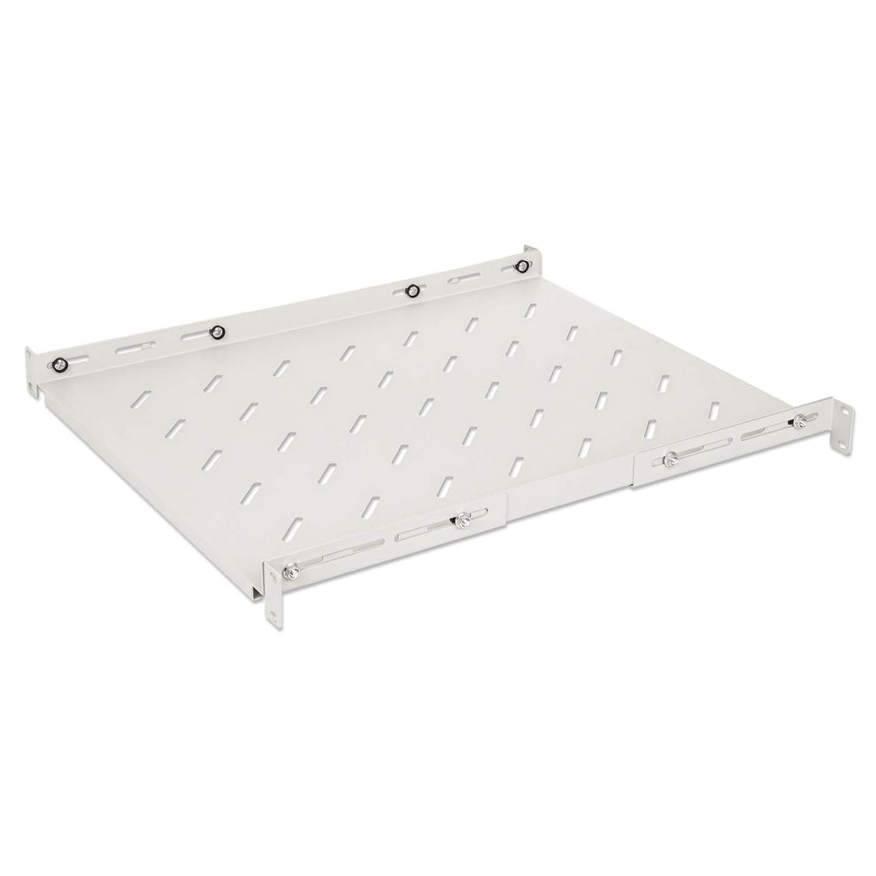 19" Shelf w/ Variable Rails for Fixed Mounting, Shelf Depth 550 mm ...