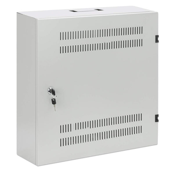 Low-Profile 19" Wall Mount Cabinet w/ 4U Horizontal & 2U Vertical Rails ...