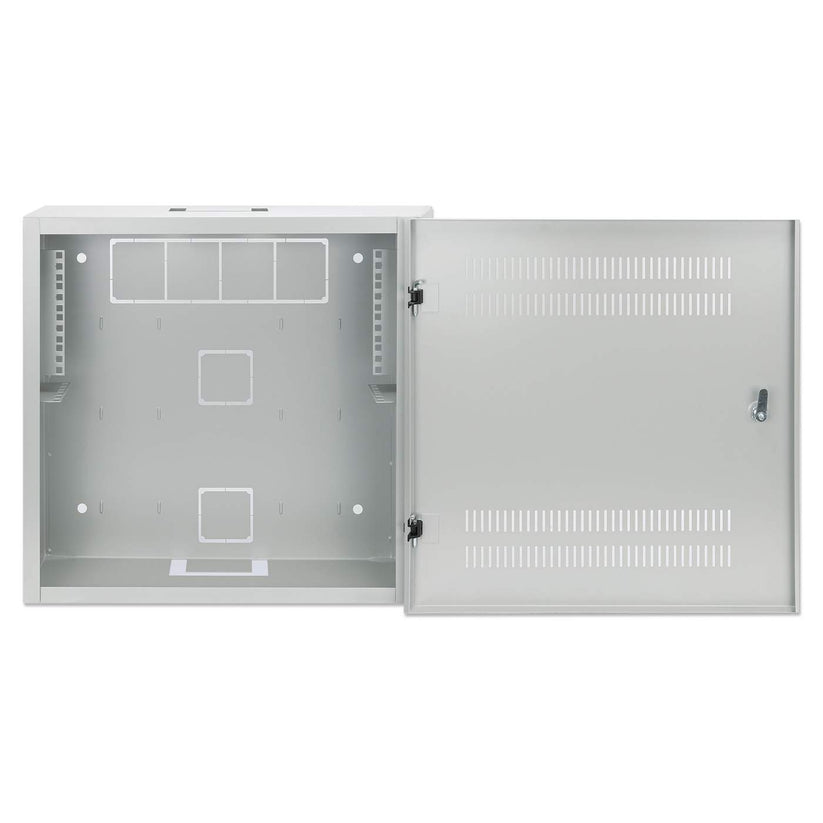 Low-Profile 19" Wall Mount Network Cabinet w/ 4U Horizontal & 2U ...