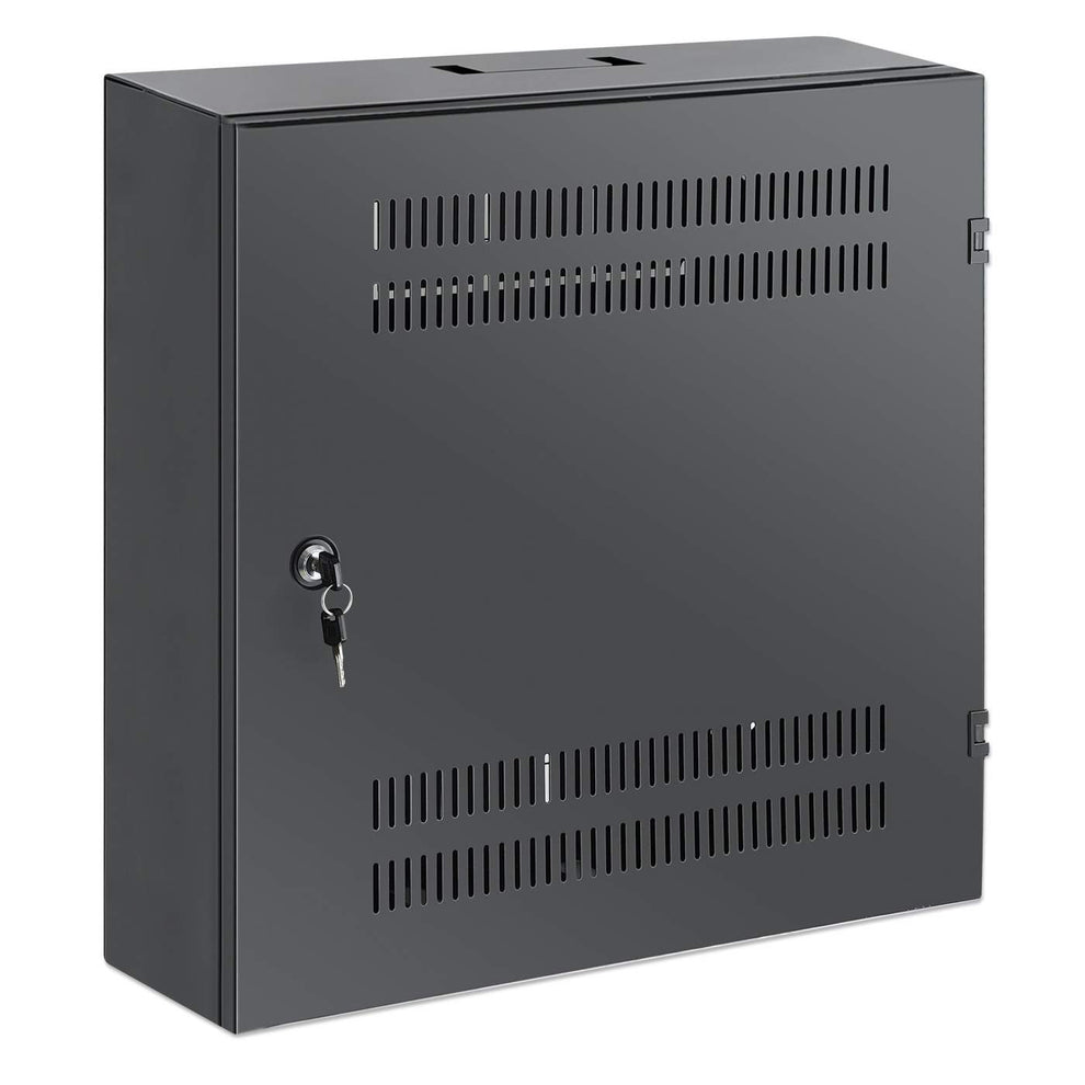 Low-Profile 19" Wall Mount Network Cabinet w/ 4U Horizontal & 2U ...