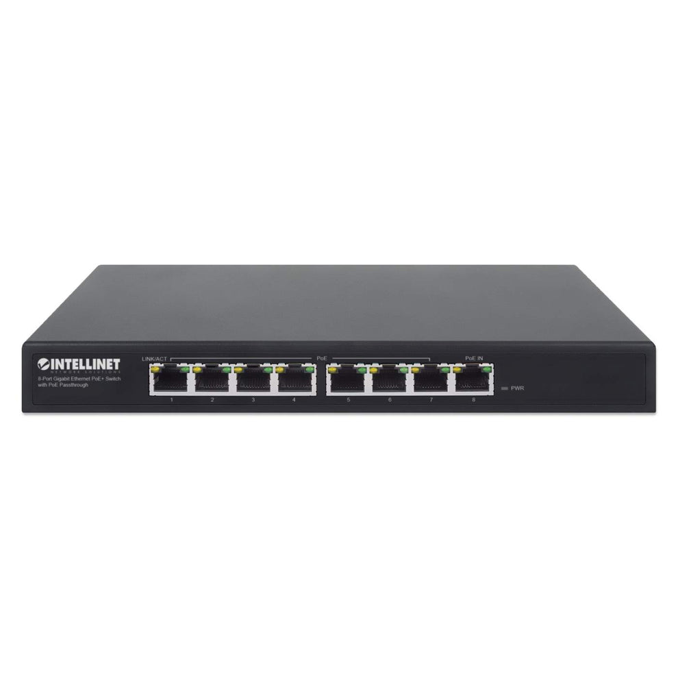 PoE-Powered 8-Port GbE PoE+ Switch w/ PoE Passthrough (561679 ...